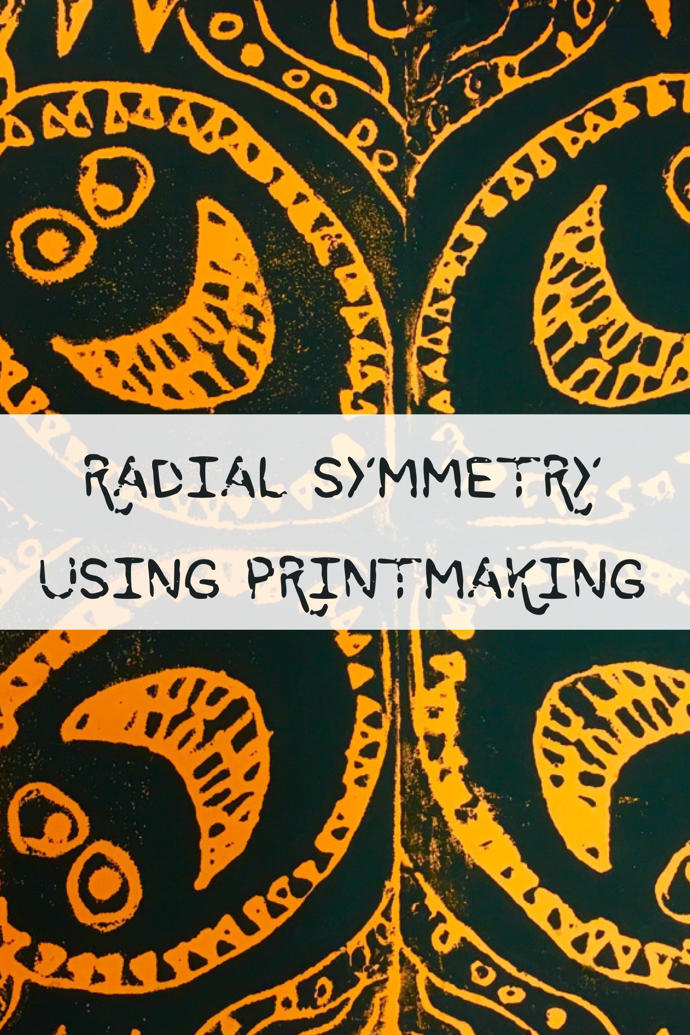 Radial Symmetry using Printmaking – Artful Squid